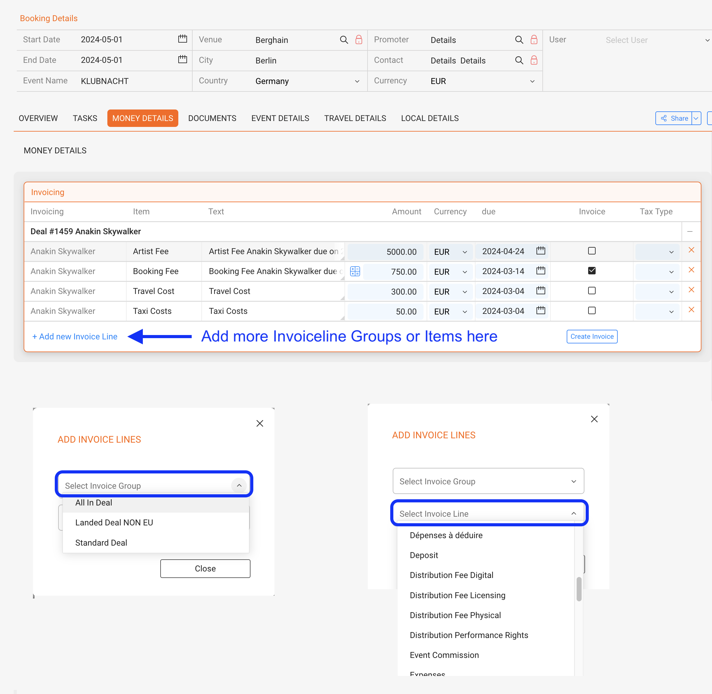 MONEY DETAILS – Details