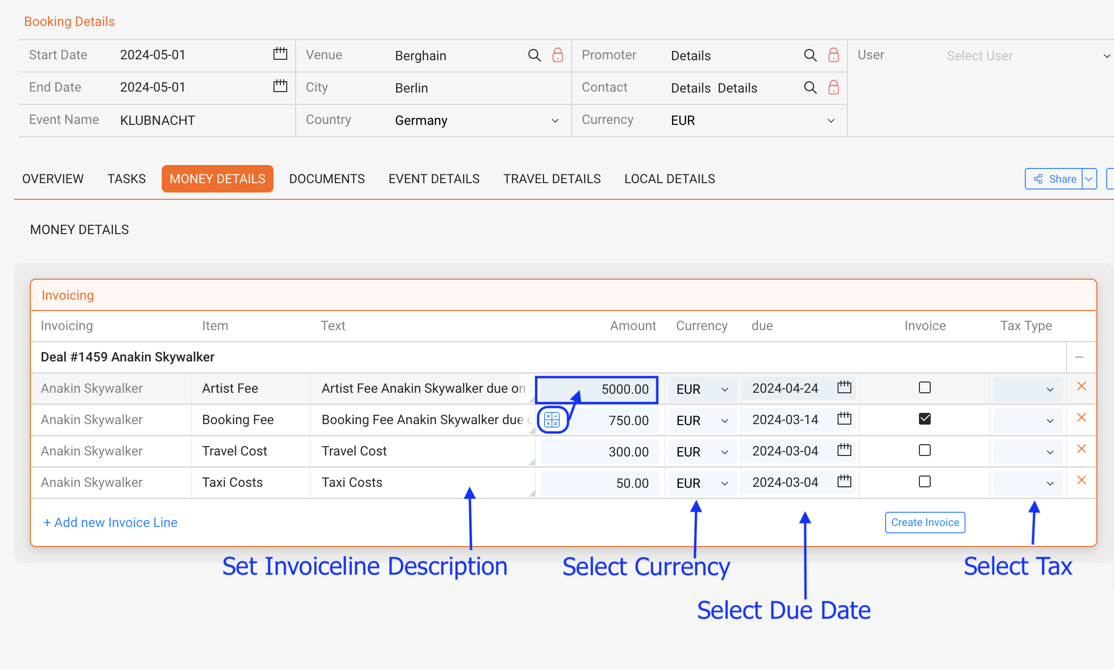 MONEY DETAILS – Details