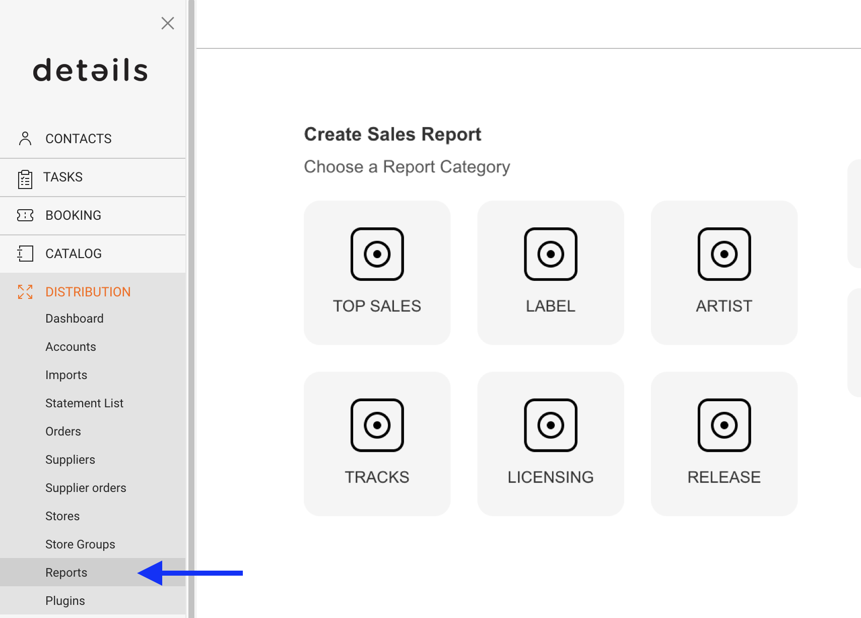 Distribution Reports – Details