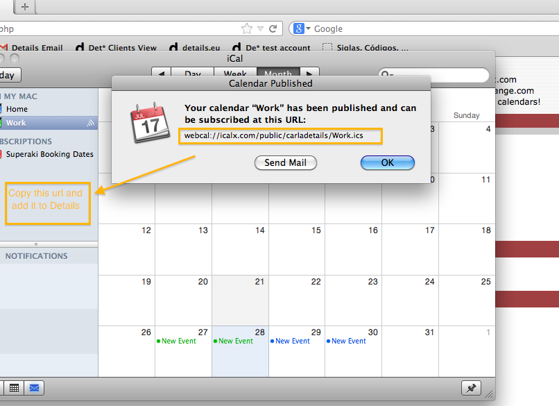 How to add external ICal calendars to Details – Details