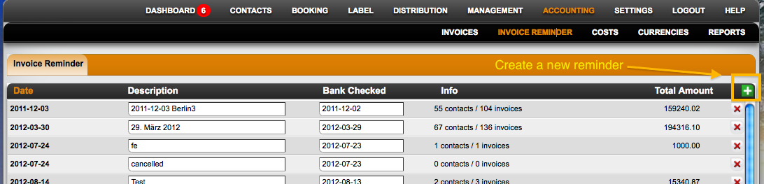 How to create an invoice reminder – Details