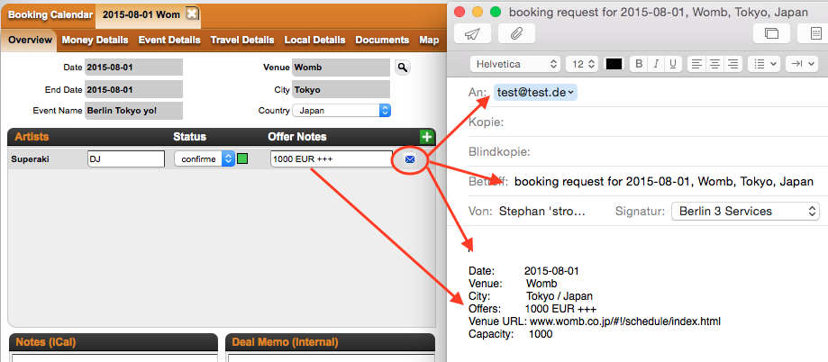 Booking - Overview – Details