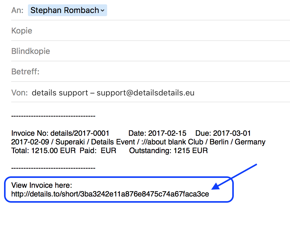 Enable the PayPal direct payment option for invoices – Details