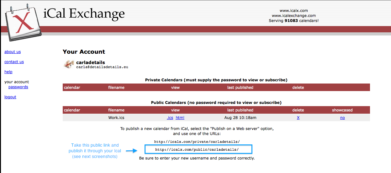 How to add external ICal calendars to Details – Details