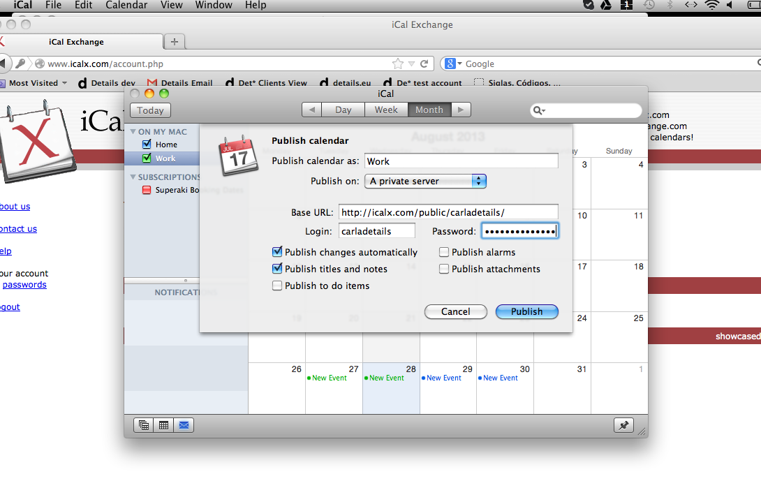 How to add external ICal calendars to Details: from your local ICal ...